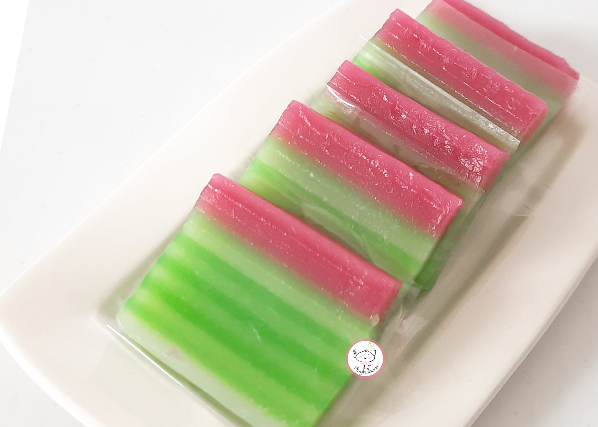 Kuih Pepe - Tapioca layered cake – Playfulbuns